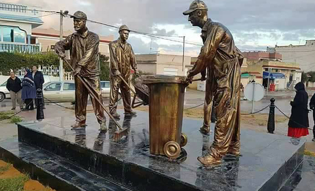 Menzel Jemil rend hommage aux agents de propreté - Kapitalis