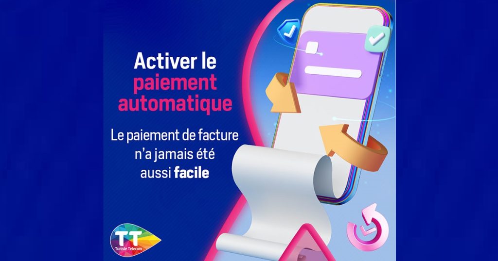 Prélèvement automatique : Le nouveau service de Tunisie Télécom - Kapitalis