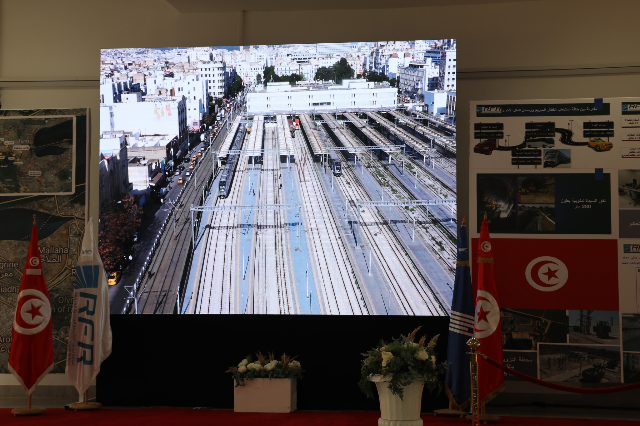 RFR-Tunisie : Lancement de la ligne E entre les stations Barcelone et ...