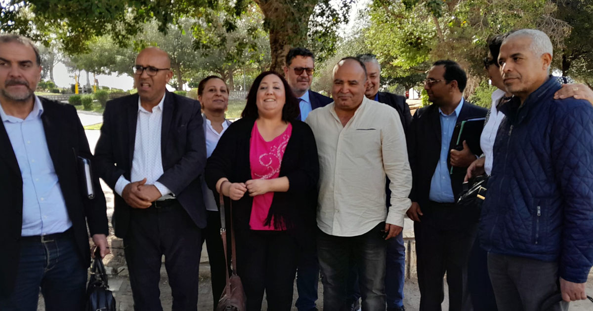 Tunisie : Les journalistes Mohamed Boughalleb et Monia Arfaoui ...