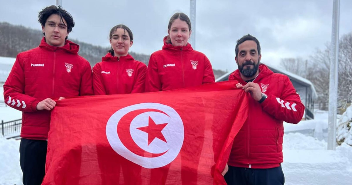 L’équipe de Tunisie de bobsleigh aux JO de la jeunesse d’hiver en Corée ...
